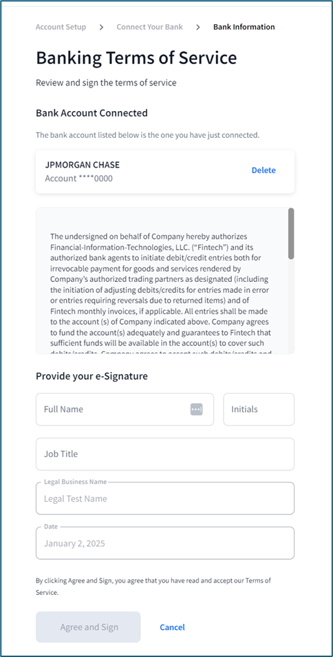 How do I sign up for the Fintech Portal?