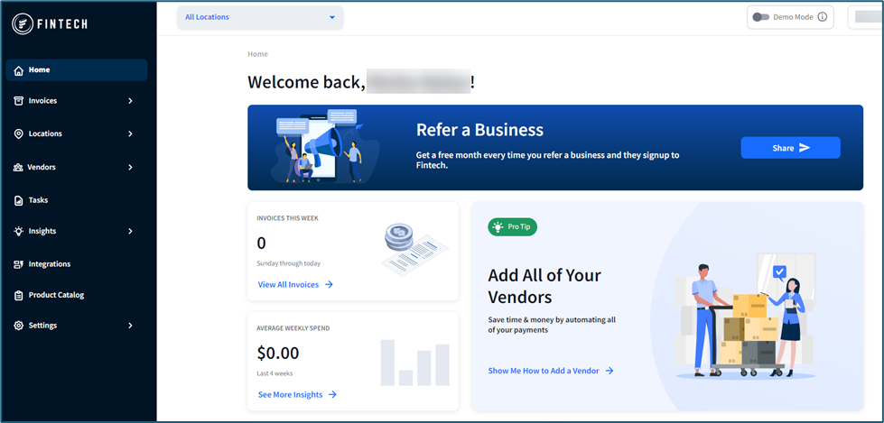 How do I sign up for the Fintech Portal?