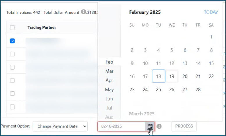 Can I pay my invoices in FMS before their due date?
