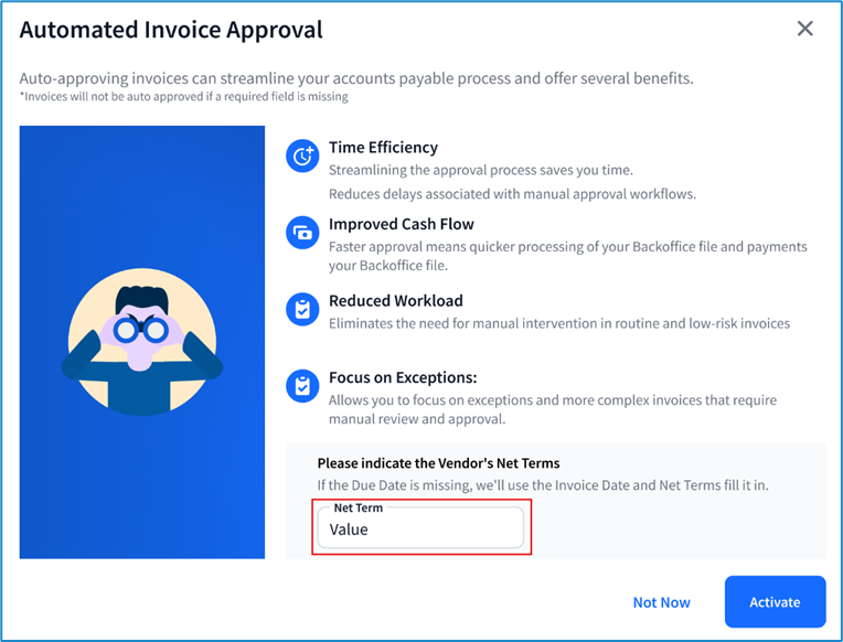How can I automate invoice approval for non-regulated invoices I've ...