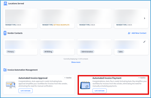 How can I automate payment scheduling for non-regulated invoices?